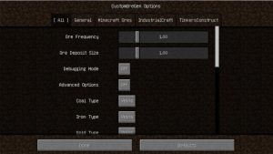 自定义矿物生成 Custom Ore Generation Mod | 我的世界 | MC世界侠